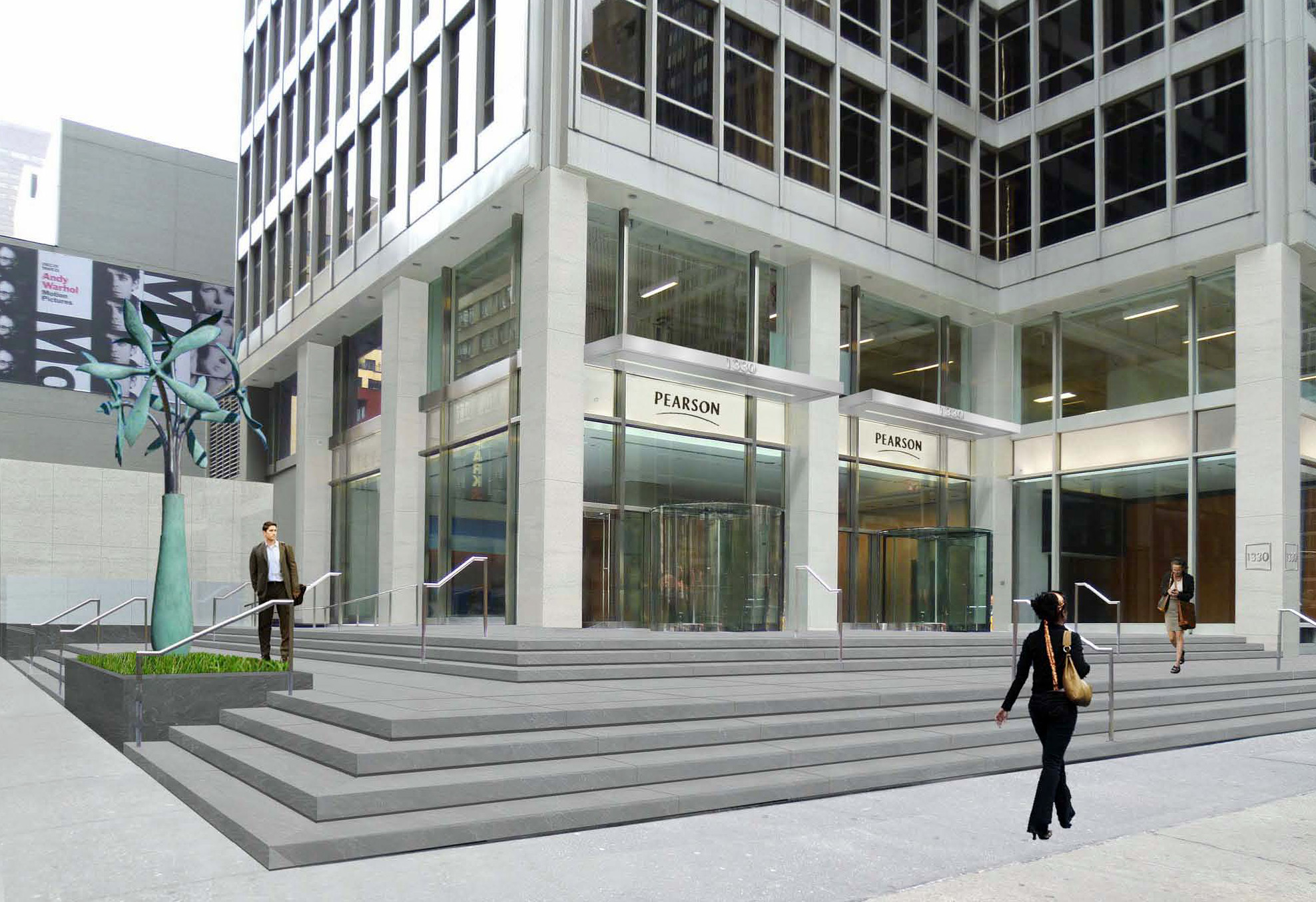 1330 Avenue of the Americas Lobby, Storefront, Plaza, & Garage ...